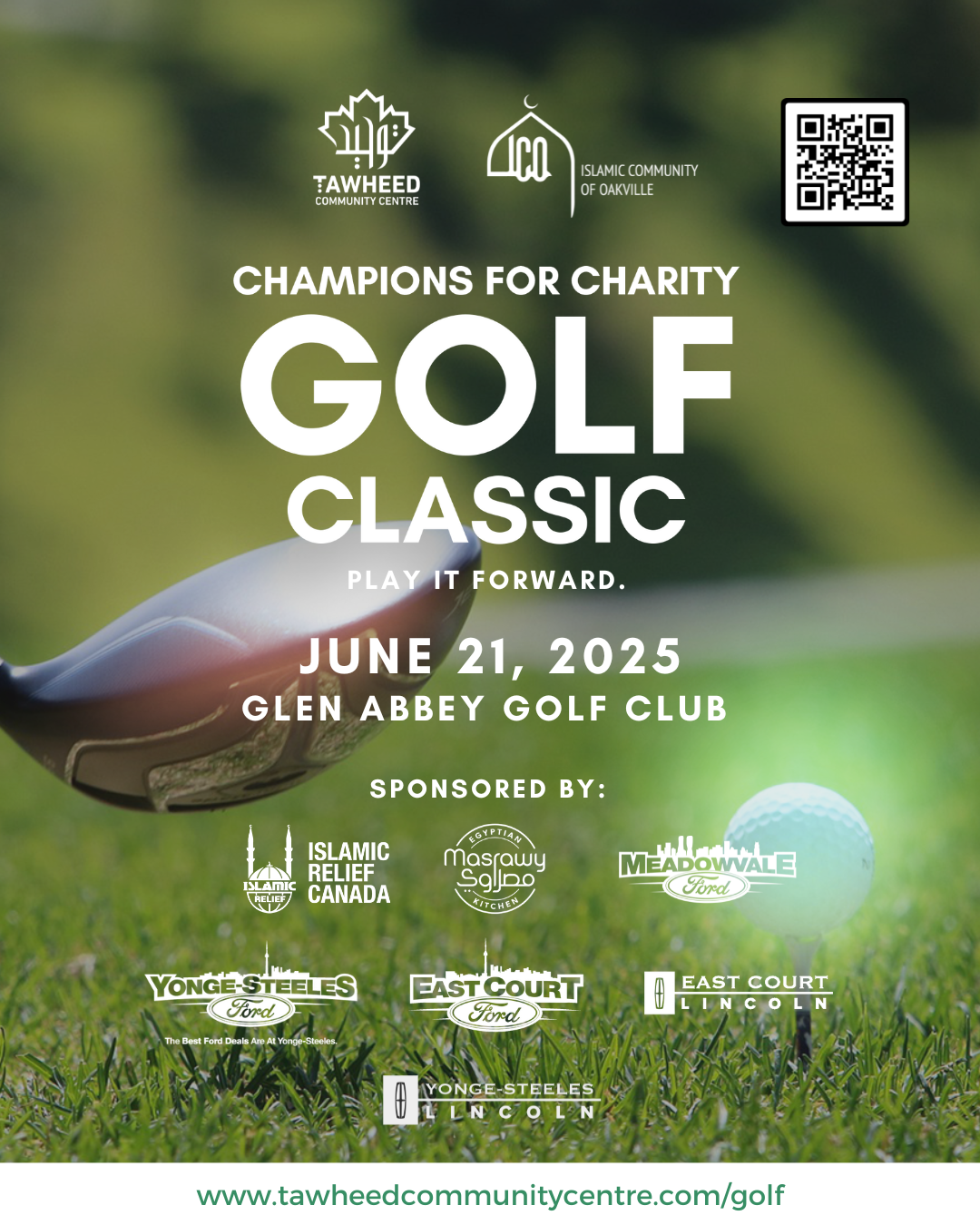 Champions for Charity Golf Classic 2025 | Tawheed